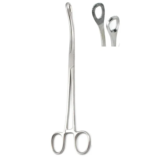 Foerster Sponge Holding Forceps Curved Serrated Jaws 18 cm – Fidleis ...